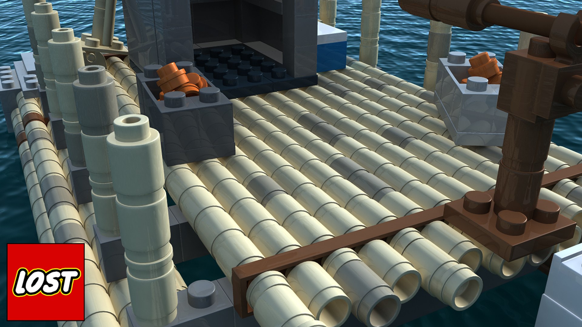 Maya Lego Lost Raft
