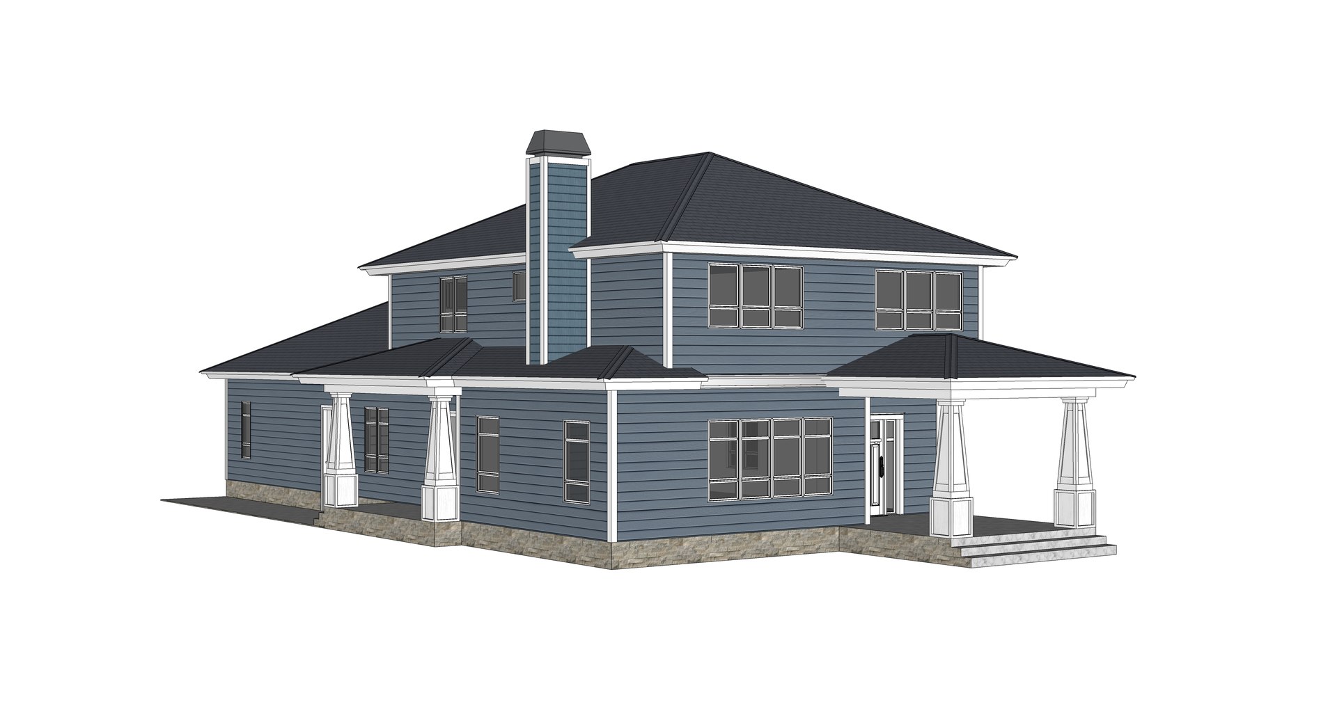 3D Prairie House-01 - TurboSquid 2231153