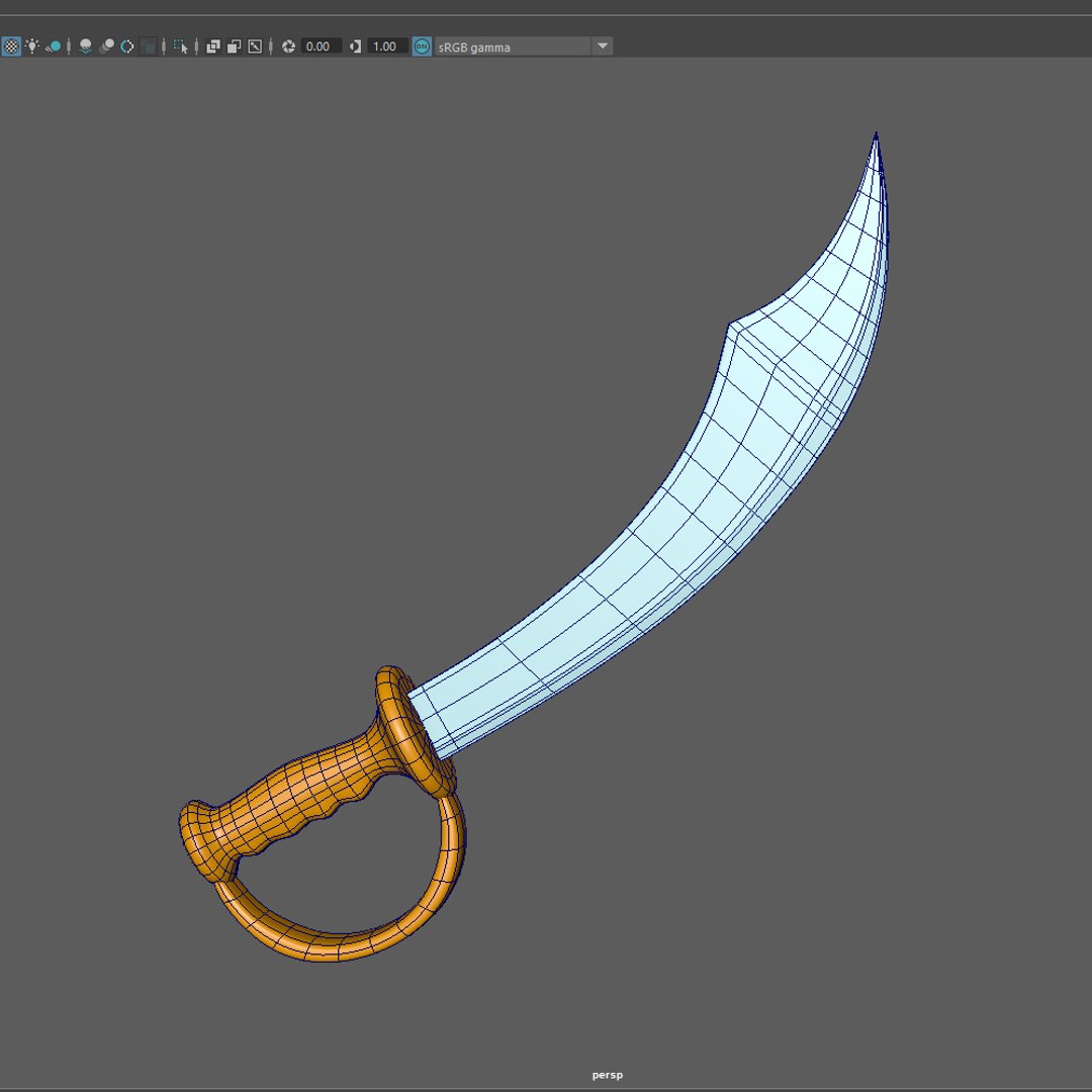 Sword Cartoon 02 3D Model - TurboSquid 1614939