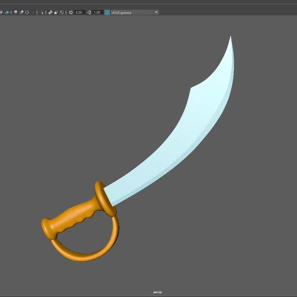 Sword cartoon 02 3D model - TurboSquid 1614939