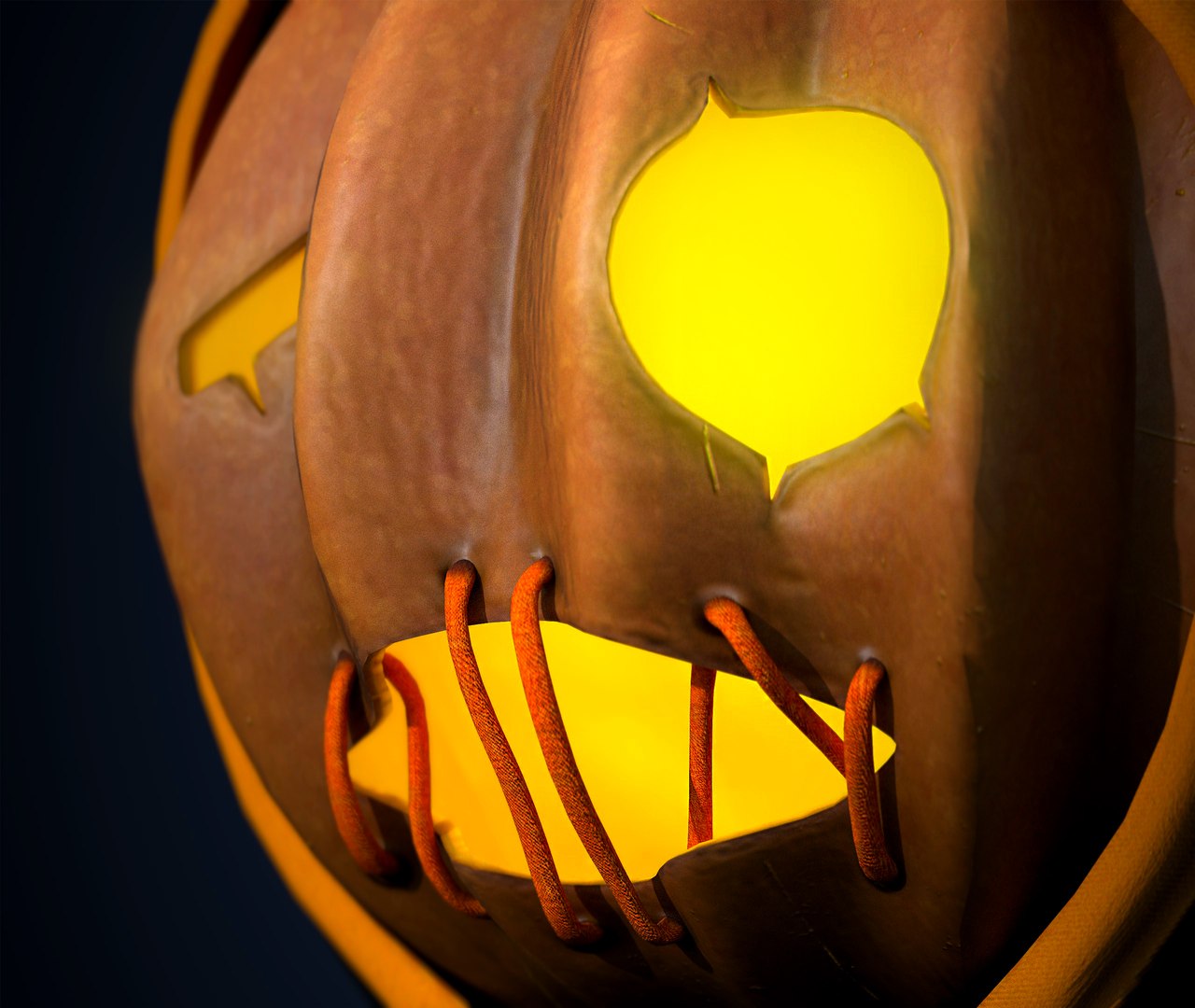 Halloween Character Pumpkin 3D Model - TurboSquid 1577649