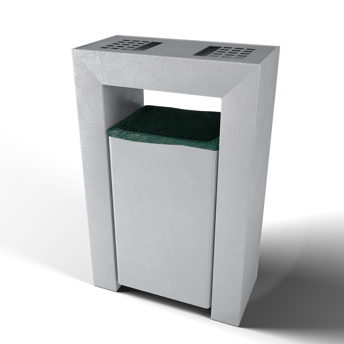 3d model dustbin 04 bin