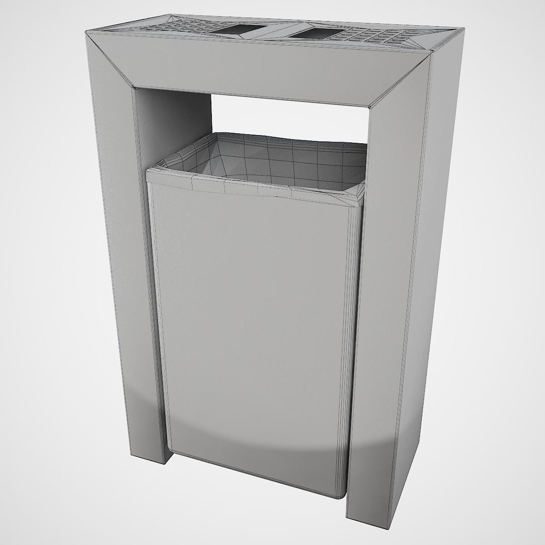 3d Model Dustbin 04 Bin