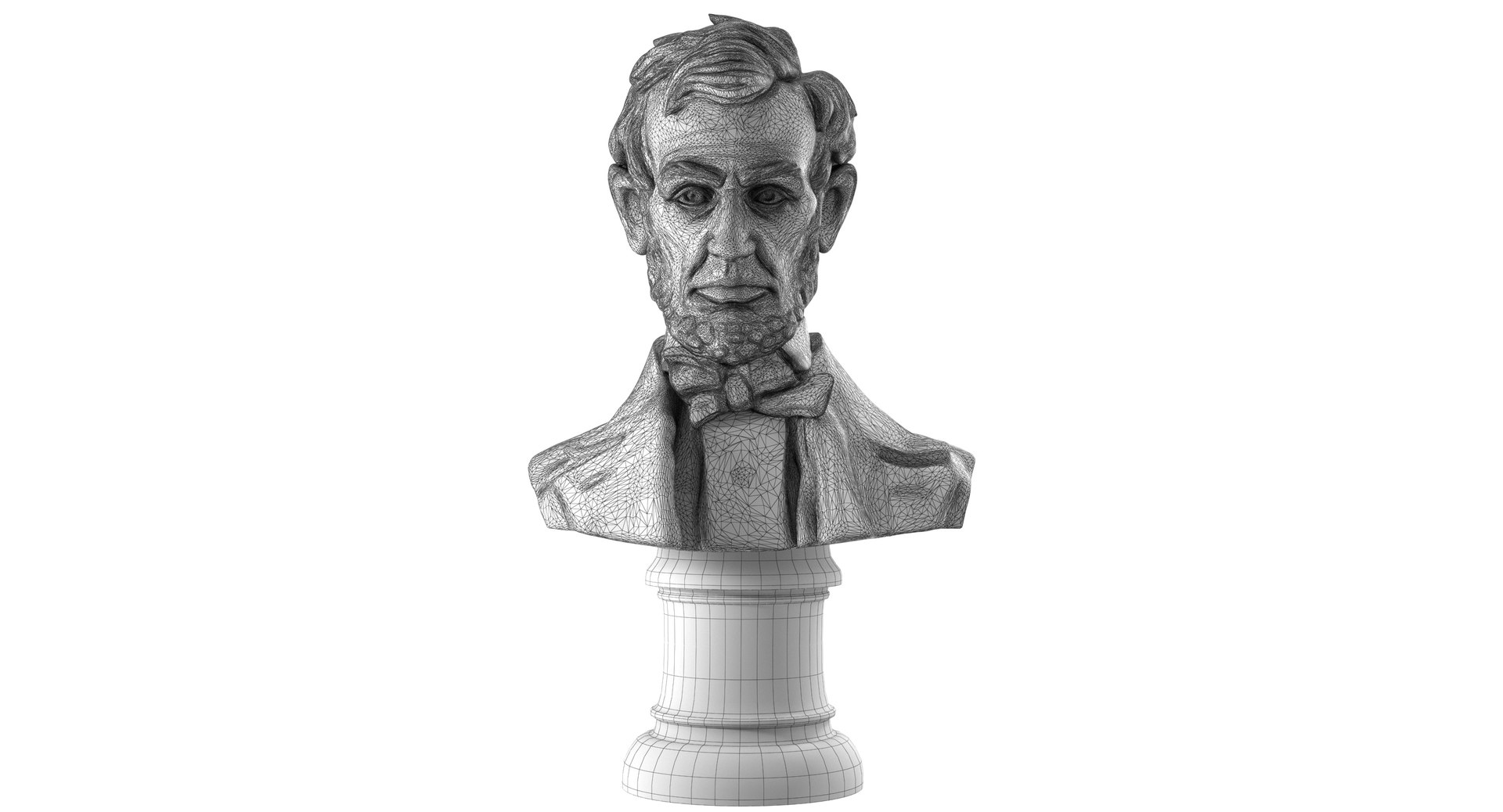 3D Model Abraham Bust - TurboSquid 1152566
