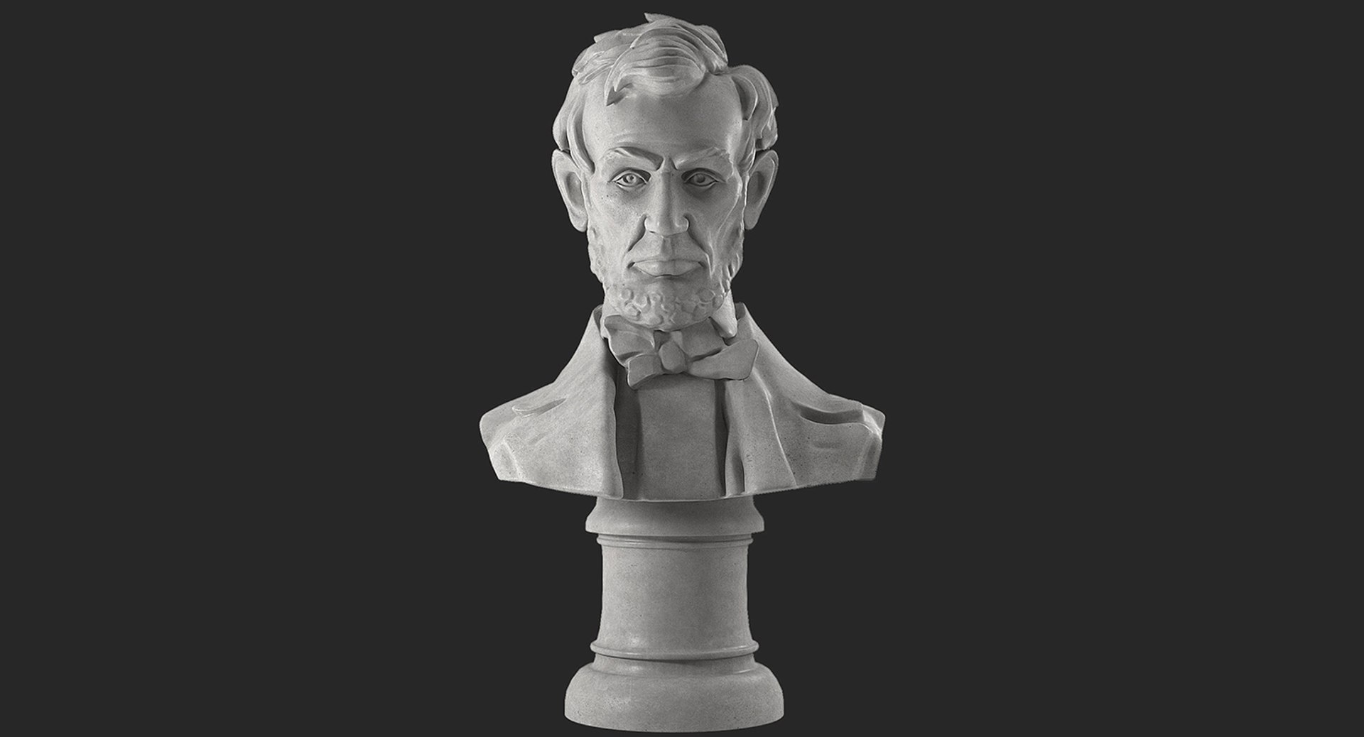 3D Model Abraham Bust - TurboSquid 1152566