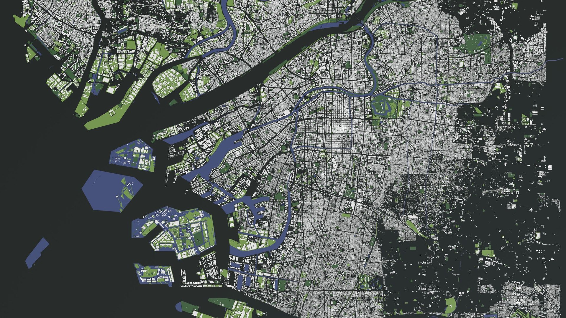 Osaka Japan - City And Mass Buildings 3D Model - TurboSquid 2204781