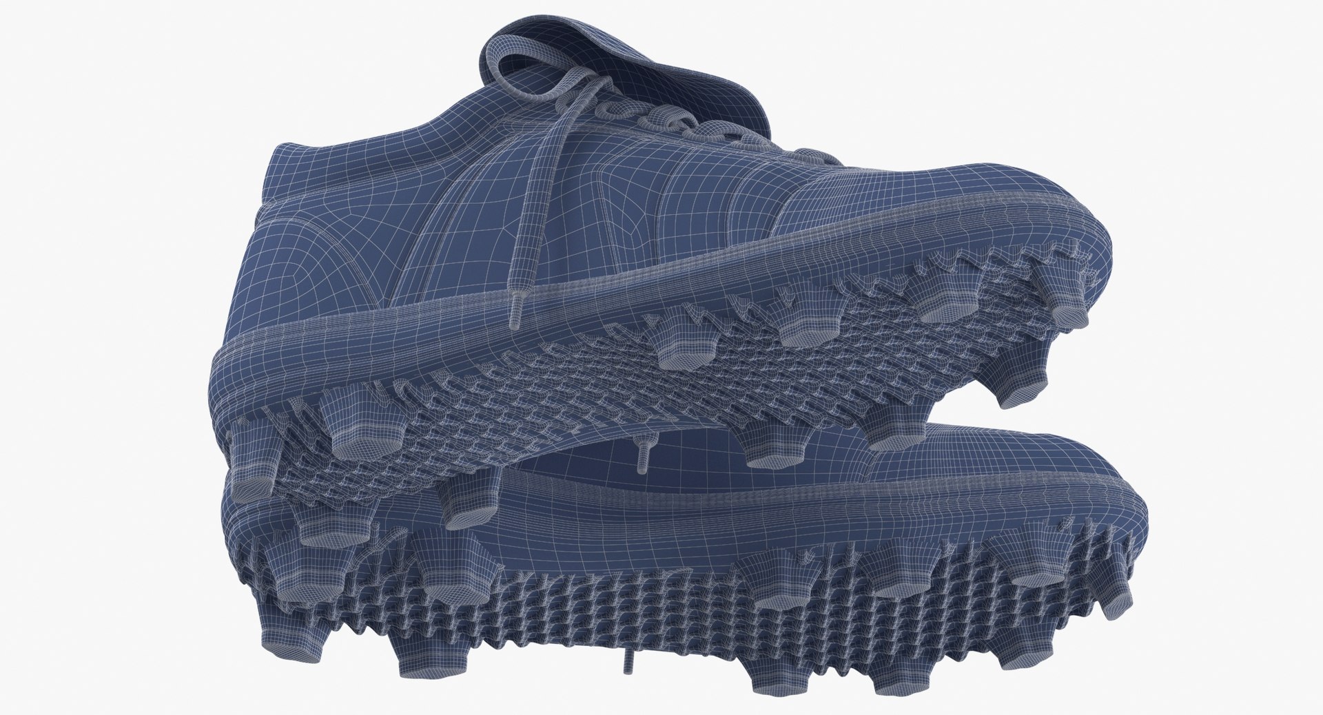 3D Model Baseball Cleats Black - TurboSquid 1479873
