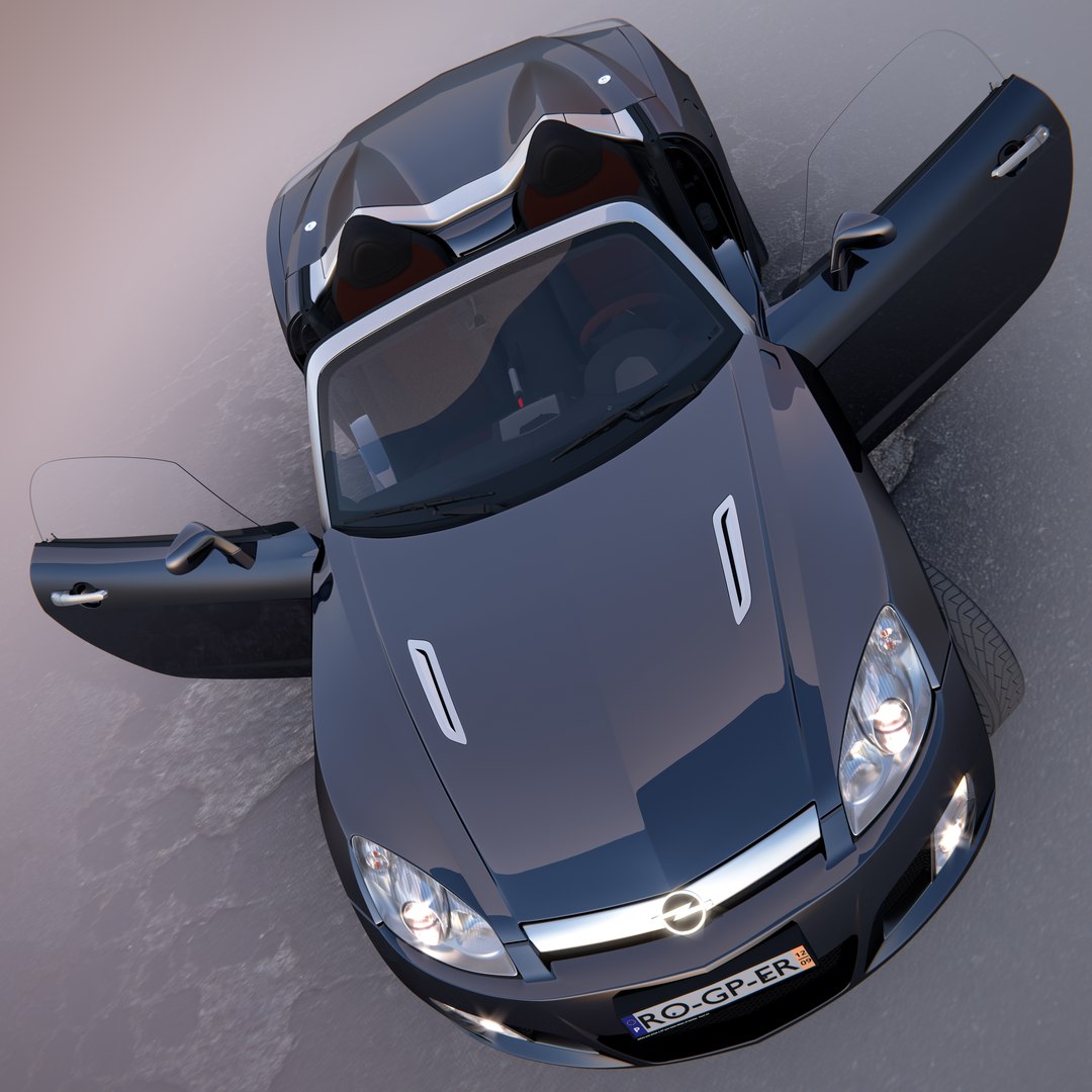 2006 Opel Gt 3d Model