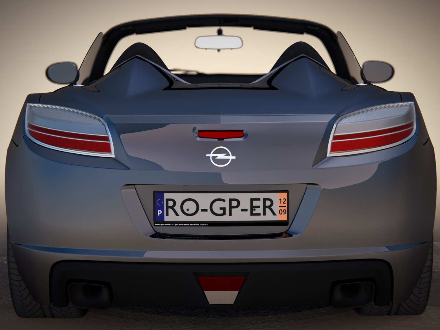 2006 Opel Gt 3d Model