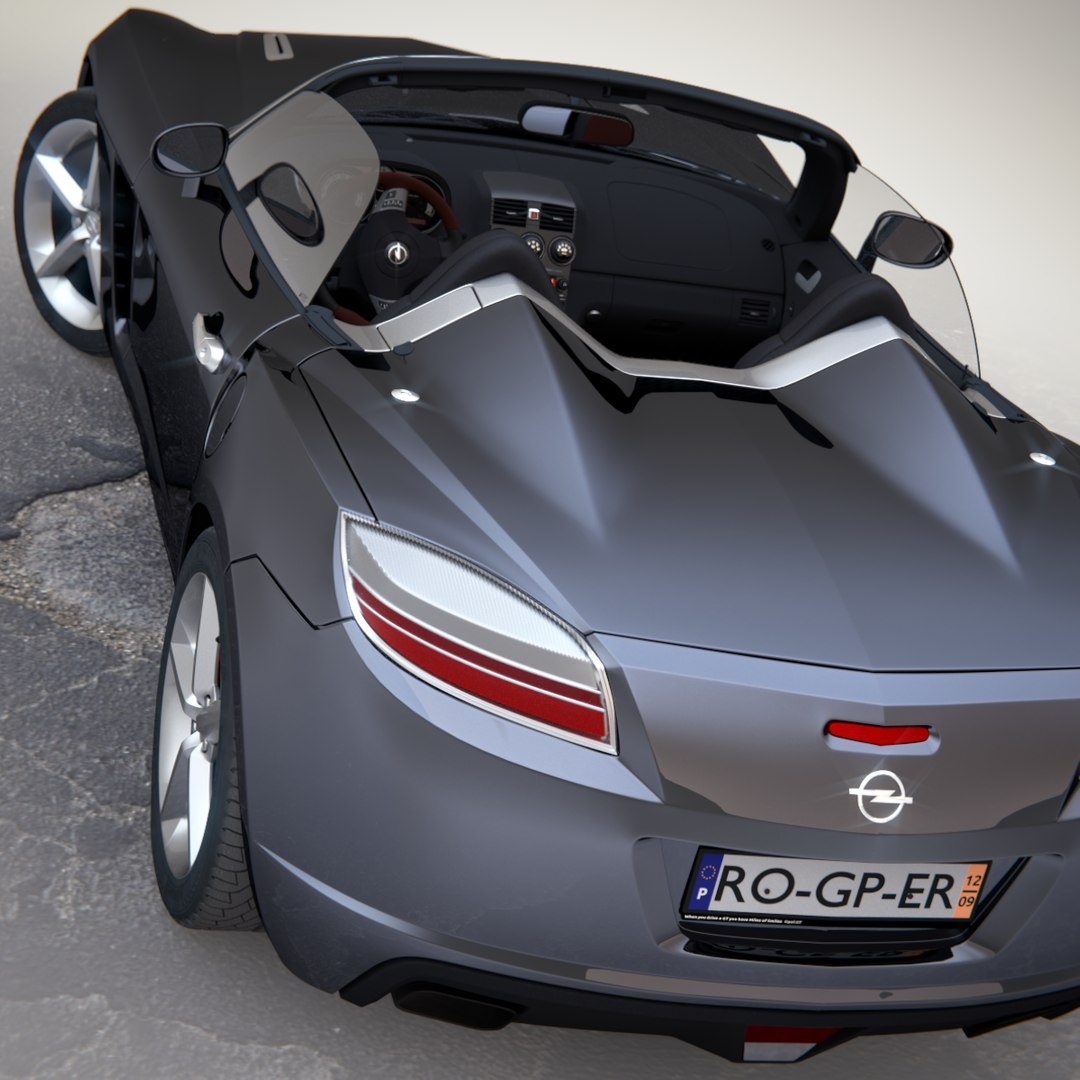 2006 Opel Gt 3d Model