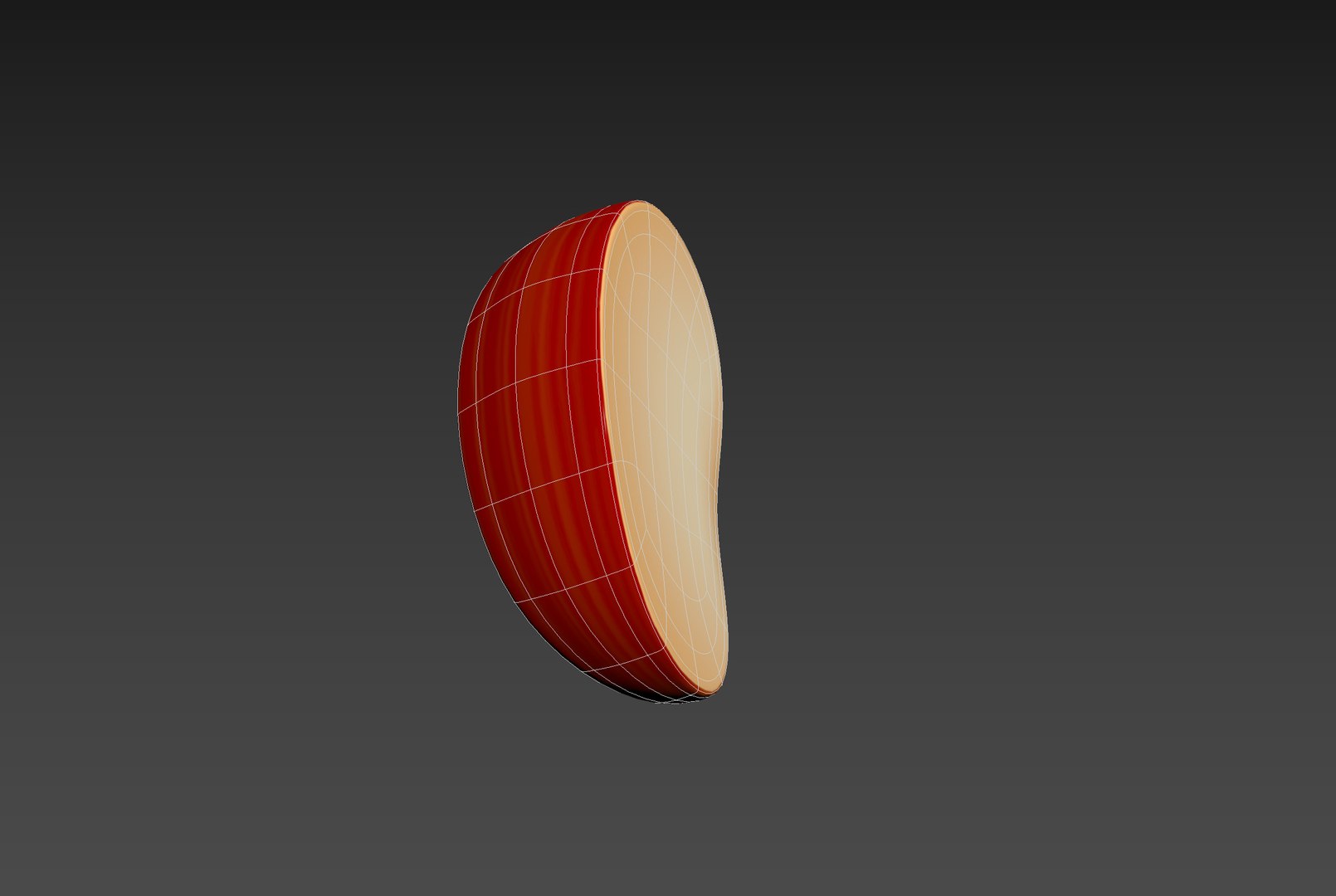 3D Apple Slice - TurboSquid 1798875