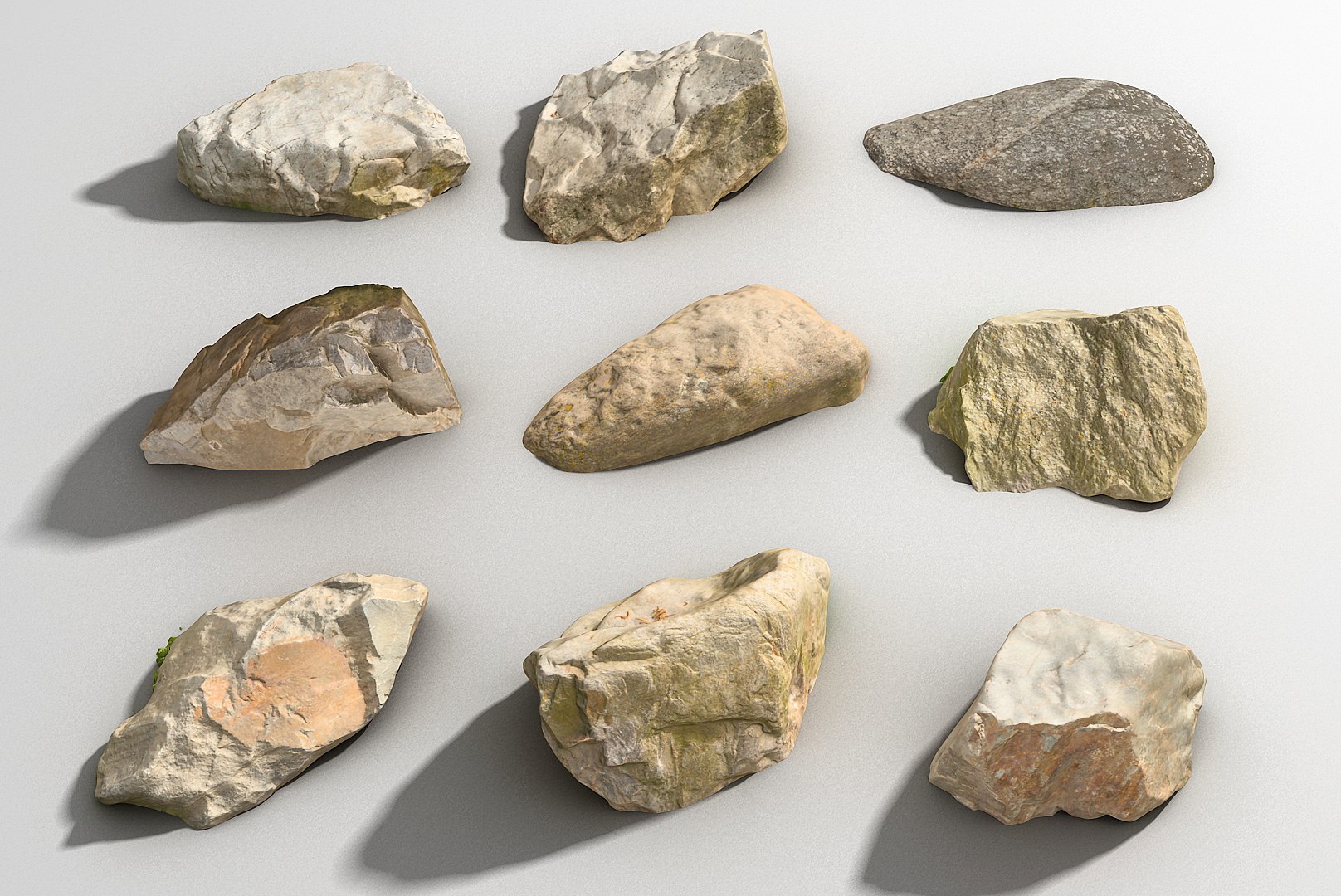 3d Rock Scan 8k Pack