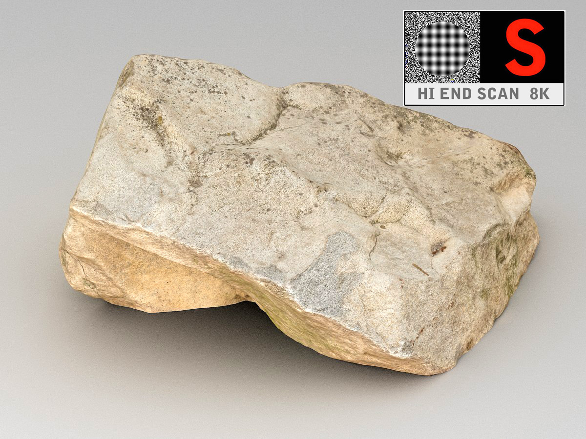 3d rock scan 8k pack