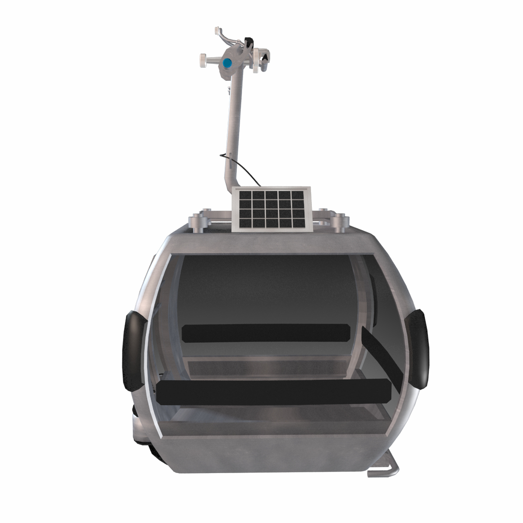 ropeway cabine 3d model