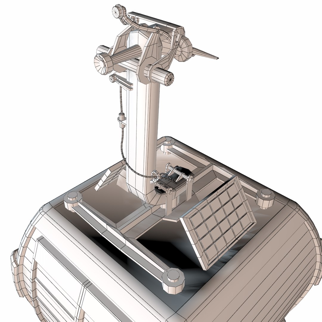 ropeway cabine 3d model
