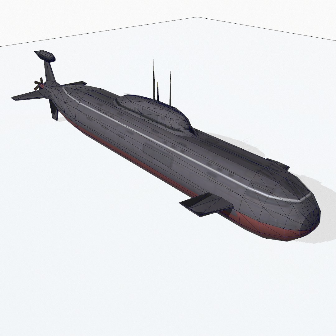 3d Akula-class Submarine Akula Class