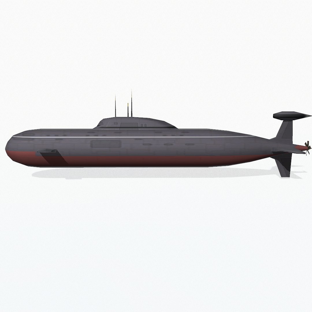 3d Akula-class Submarine Akula Class