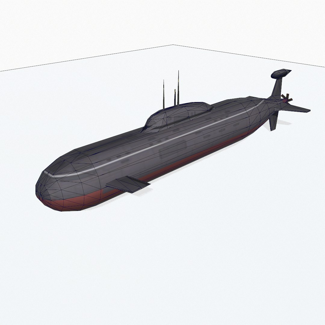 3d Akula-class Submarine Akula Class