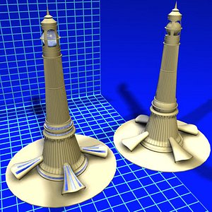 Lighthouse DXF Models for Download | TurboSquid