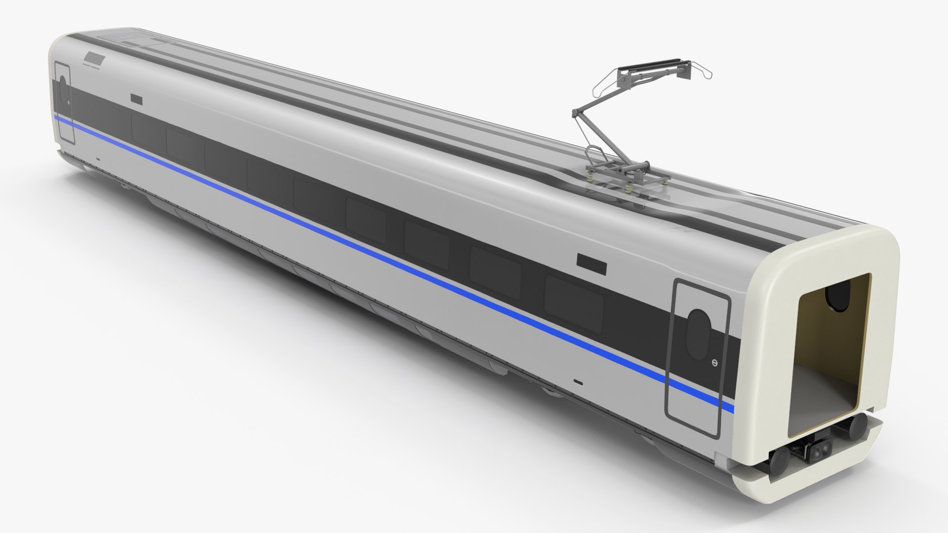 3D High Speed Bullet Train Wagon Electric Drive model - TurboSquid 2091609