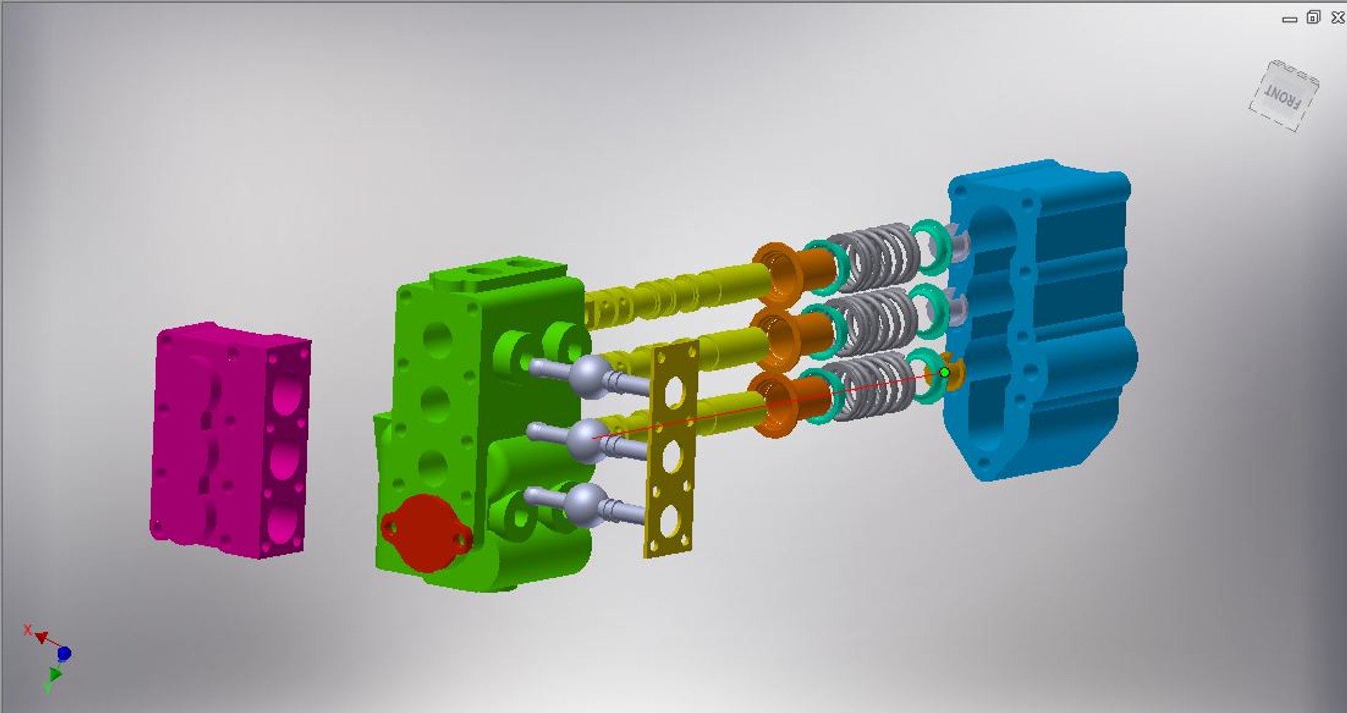 Hydraulic Control Valve Model - TurboSquid 1261981
