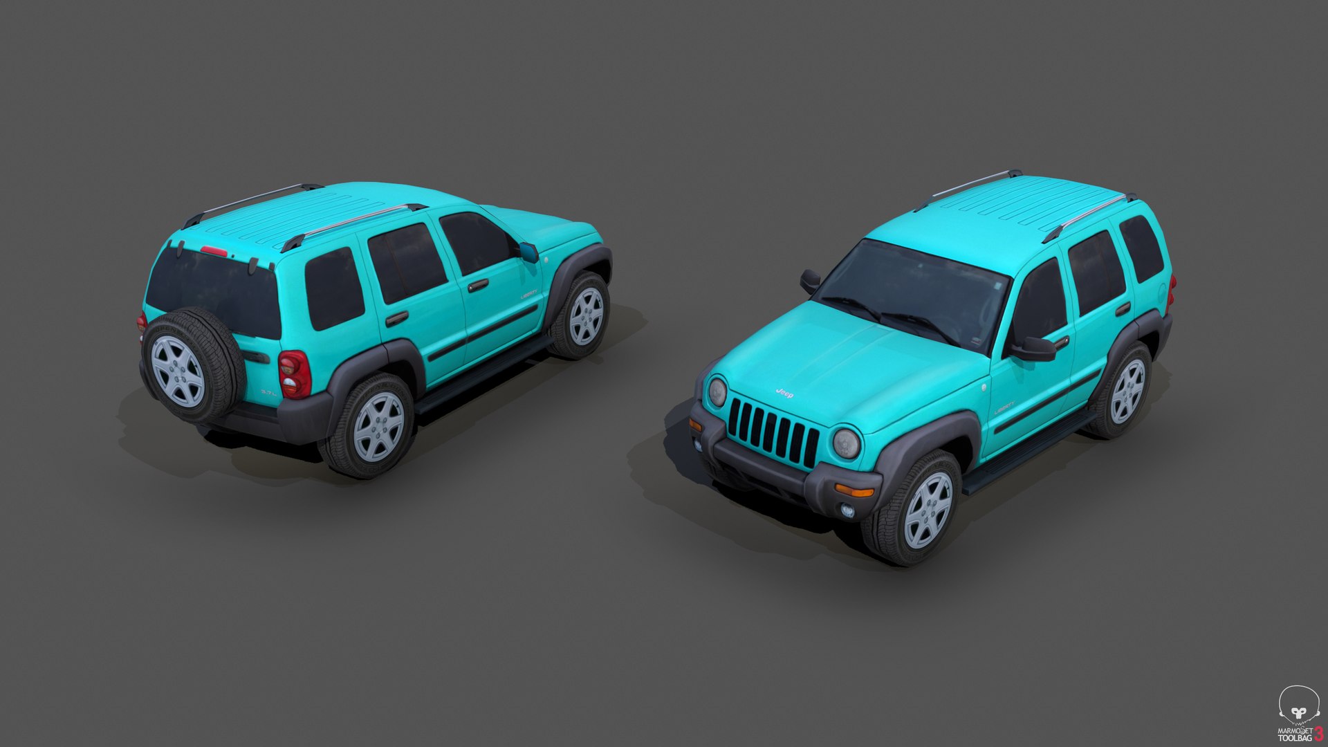 3D model jeep liberty suv - TurboSquid 1433524
