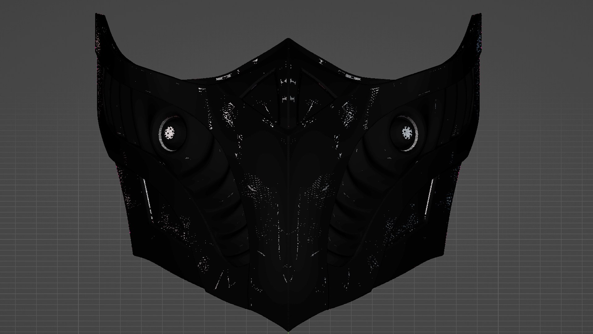 3D Fighter Mask For 3D Print - TurboSquid 2063215