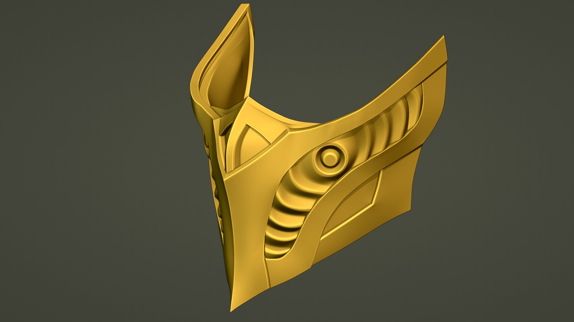 3D Fighter Mask For 3D Print - TurboSquid 2063215