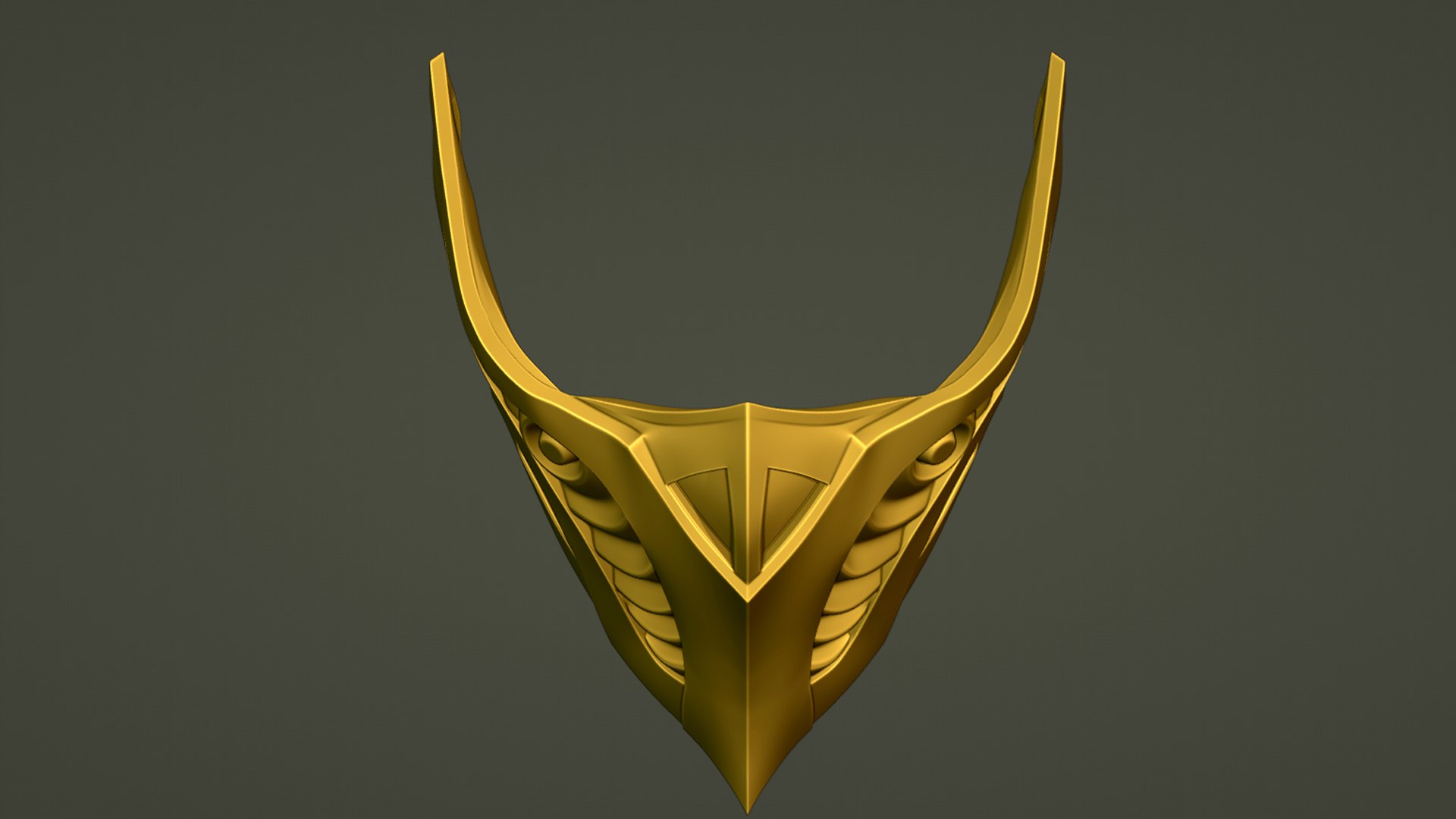 3D Fighter Mask For 3D Print - TurboSquid 2063215