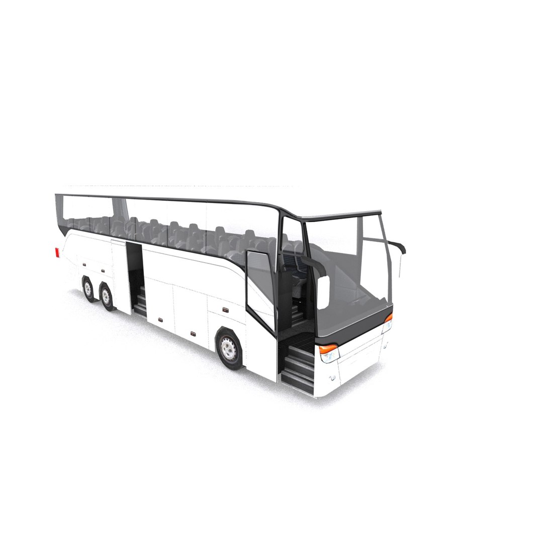 3d Model Of Coach Bus