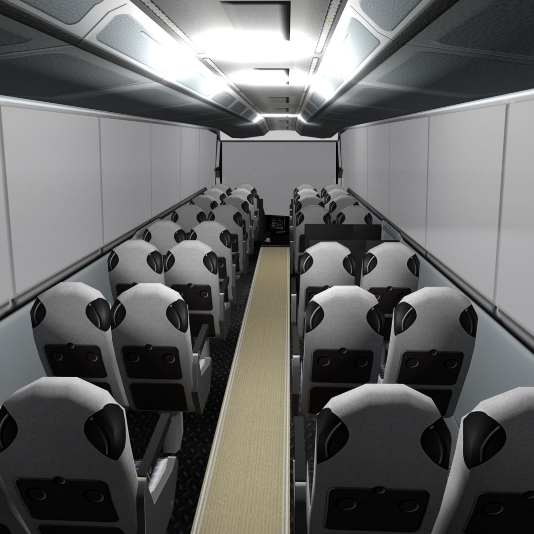 3d Model Of Coach Bus
