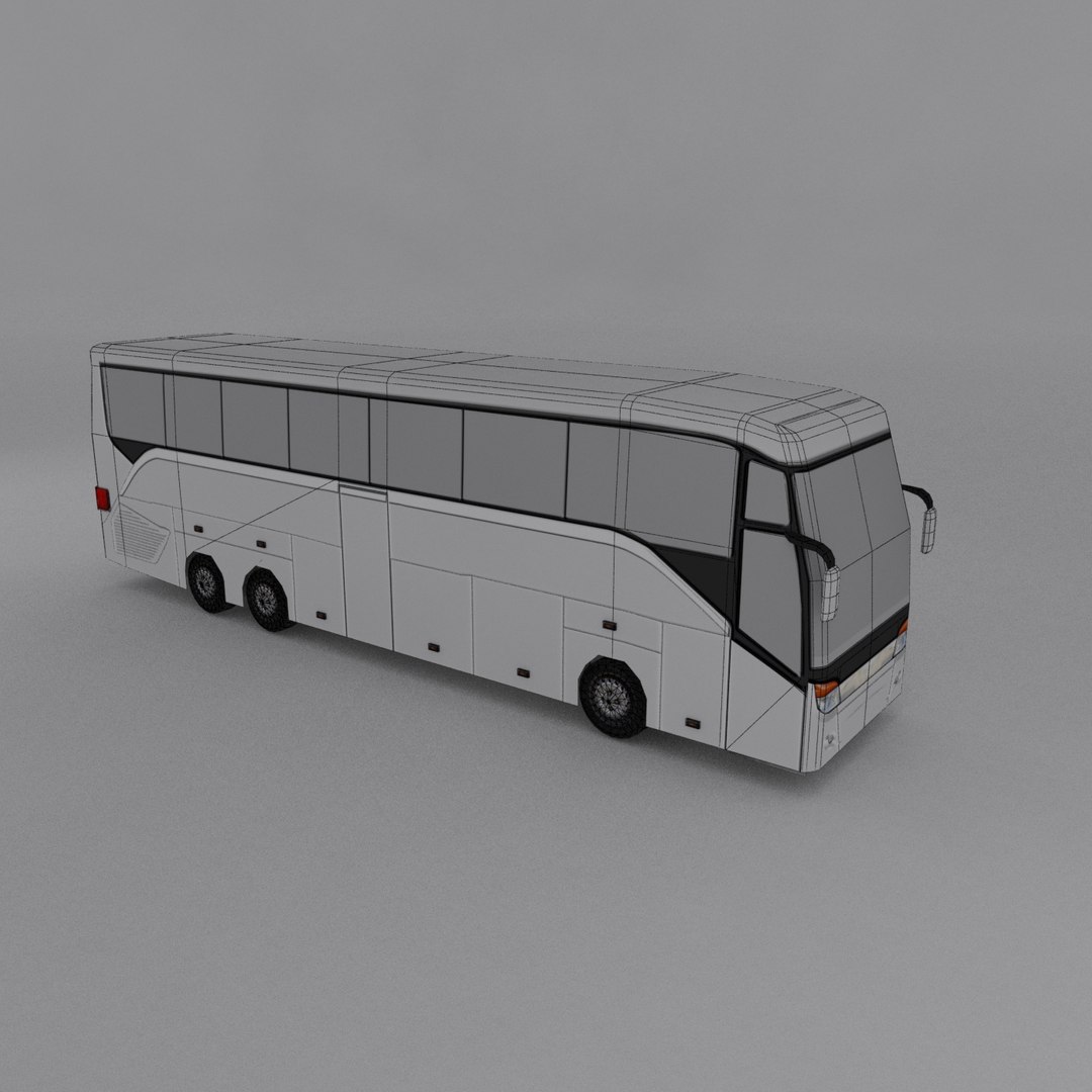 3d Model Of Coach Bus