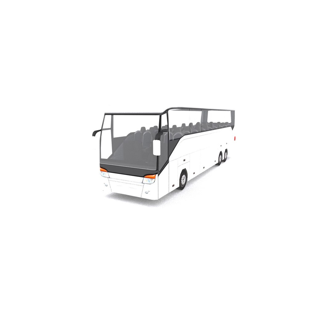 3d Model Of Coach Bus