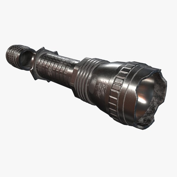 Realistic flashlight 3D model - TurboSquid 1174177