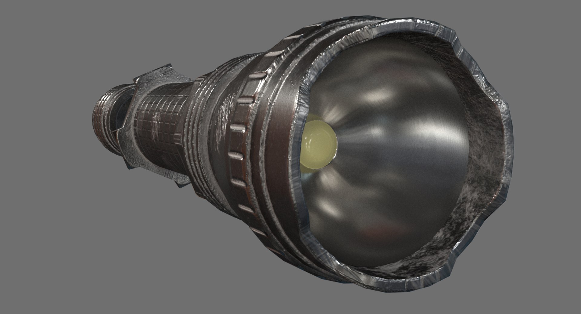 Realistic Flashlight 3D Model - TurboSquid 1174177