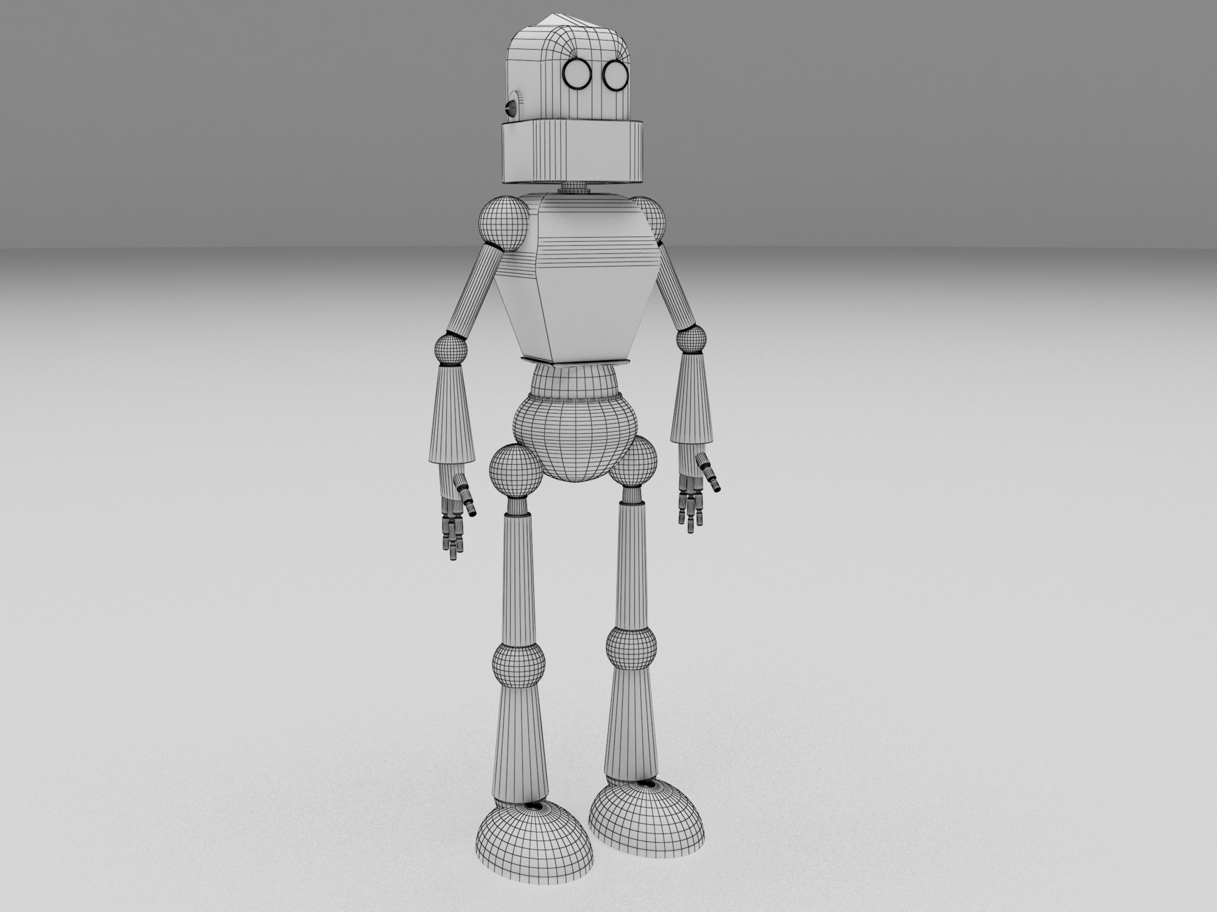 Humanoid robot 3D model - TurboSquid 1300492