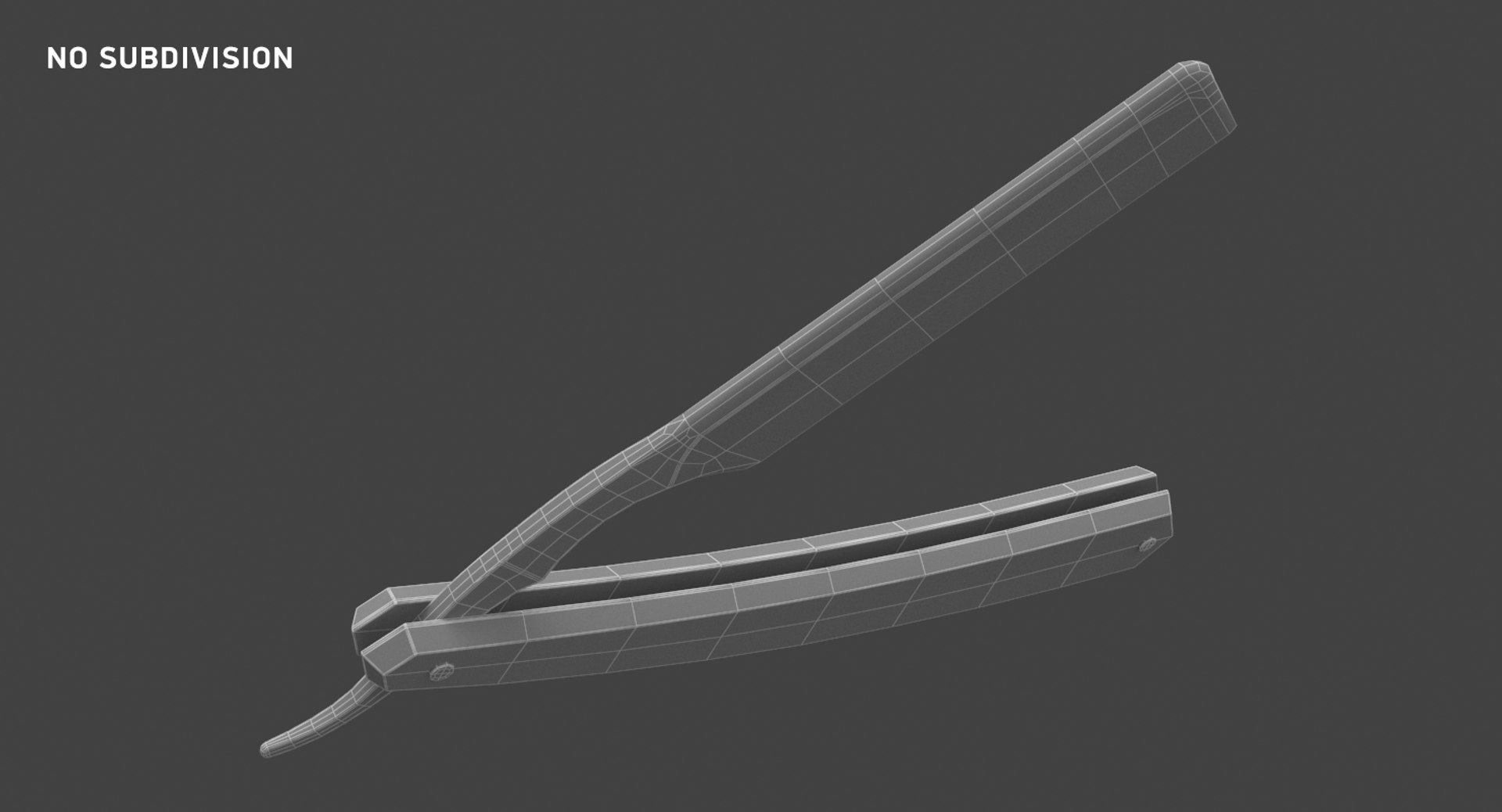 3D Straight Razor Black - TurboSquid 1269837