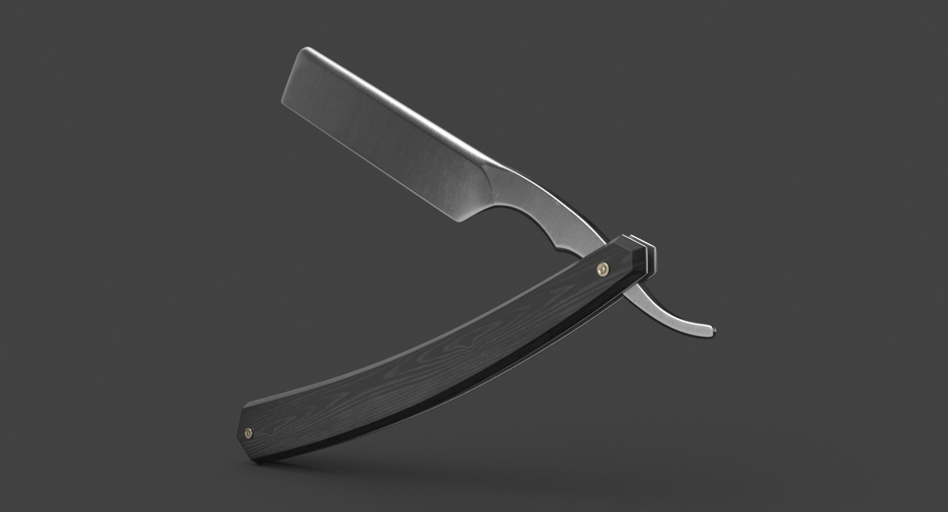 3D Straight Razor Black - TurboSquid 1269837