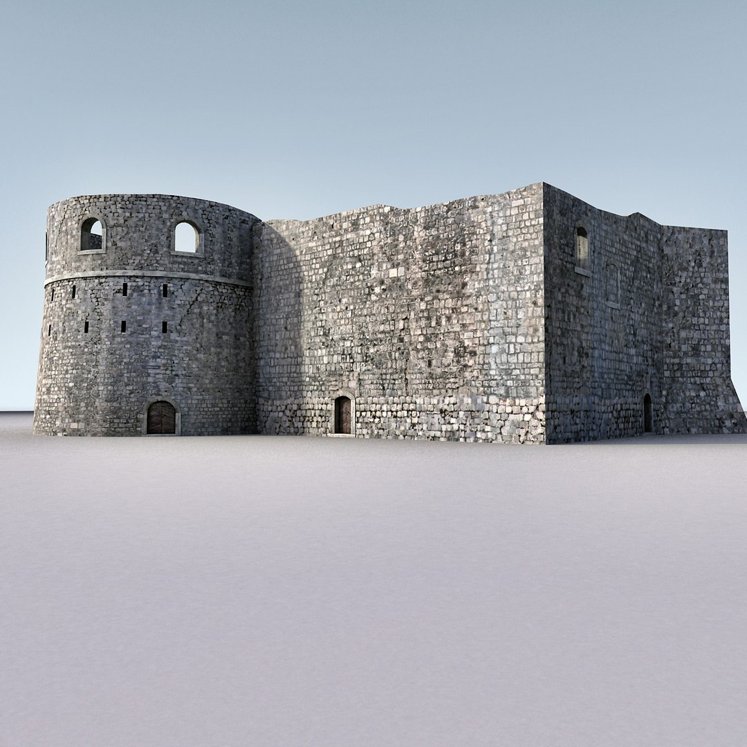 Fortress European 3d Model