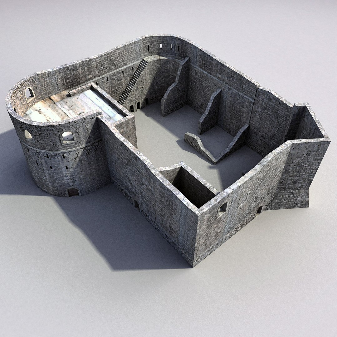 Fortress European 3d Model