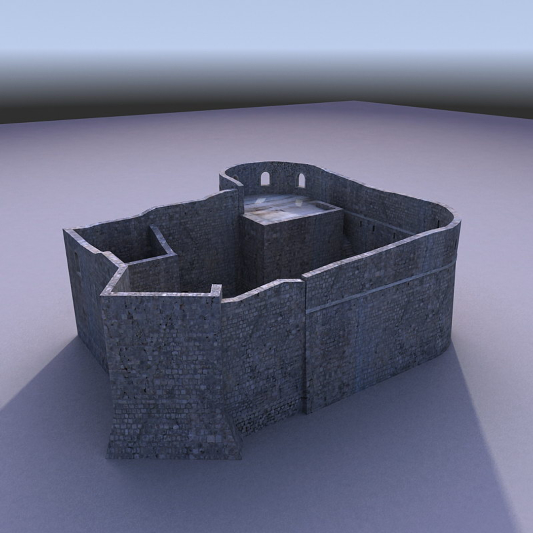 Fortress European 3d Model