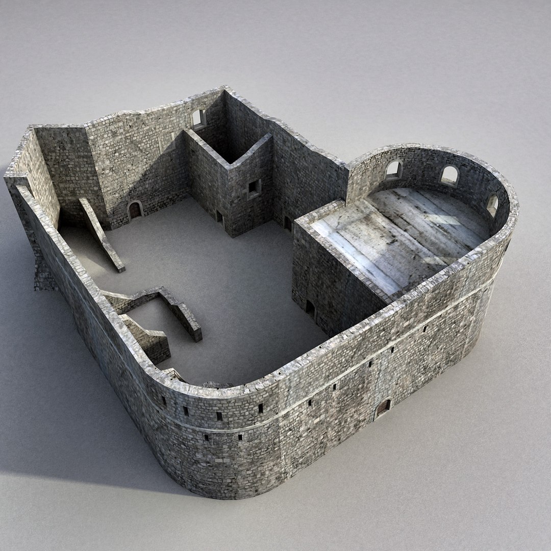 Fortress European 3d Model