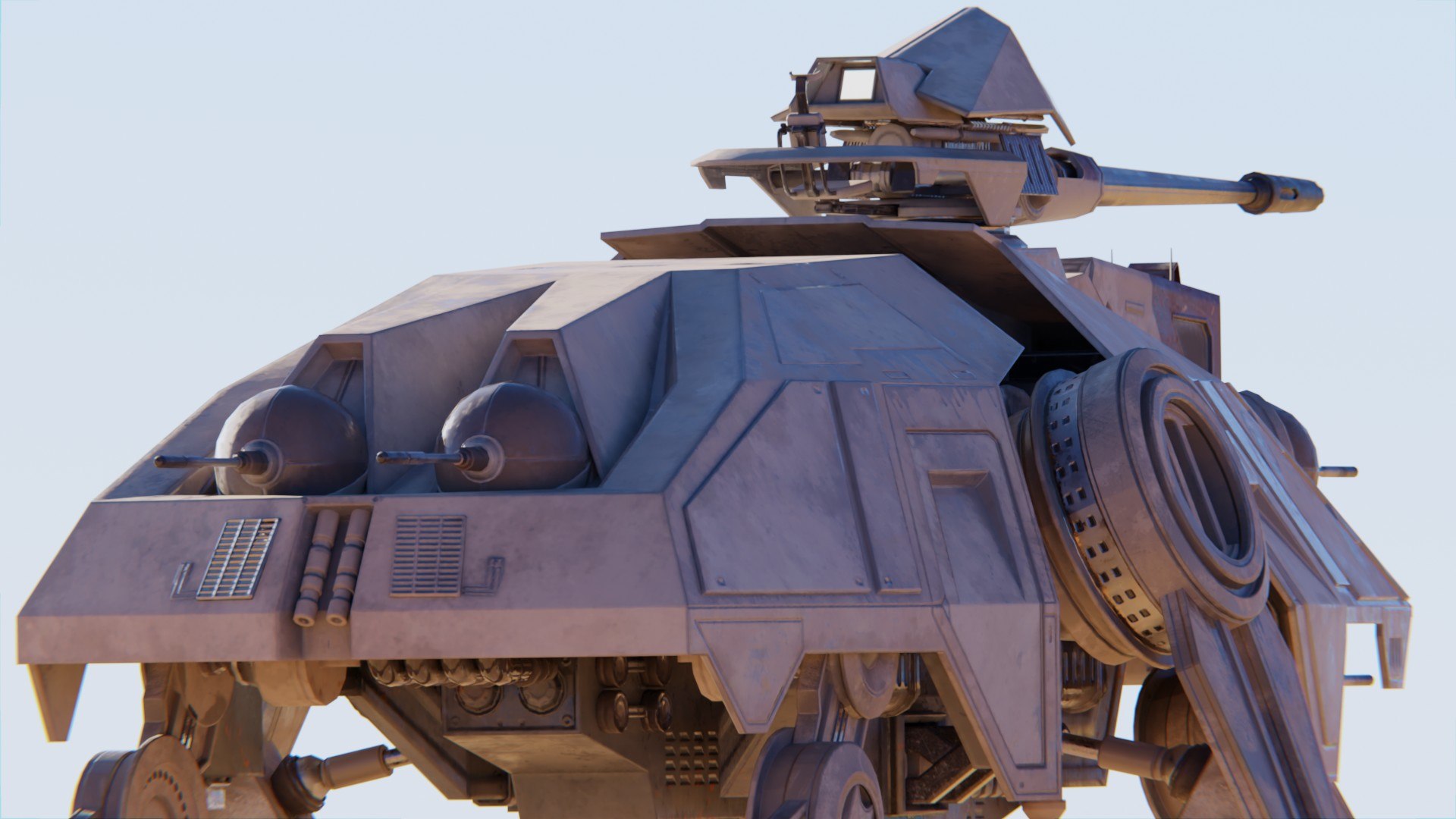 Star Wars AT-TE Model - TurboSquid 2325855