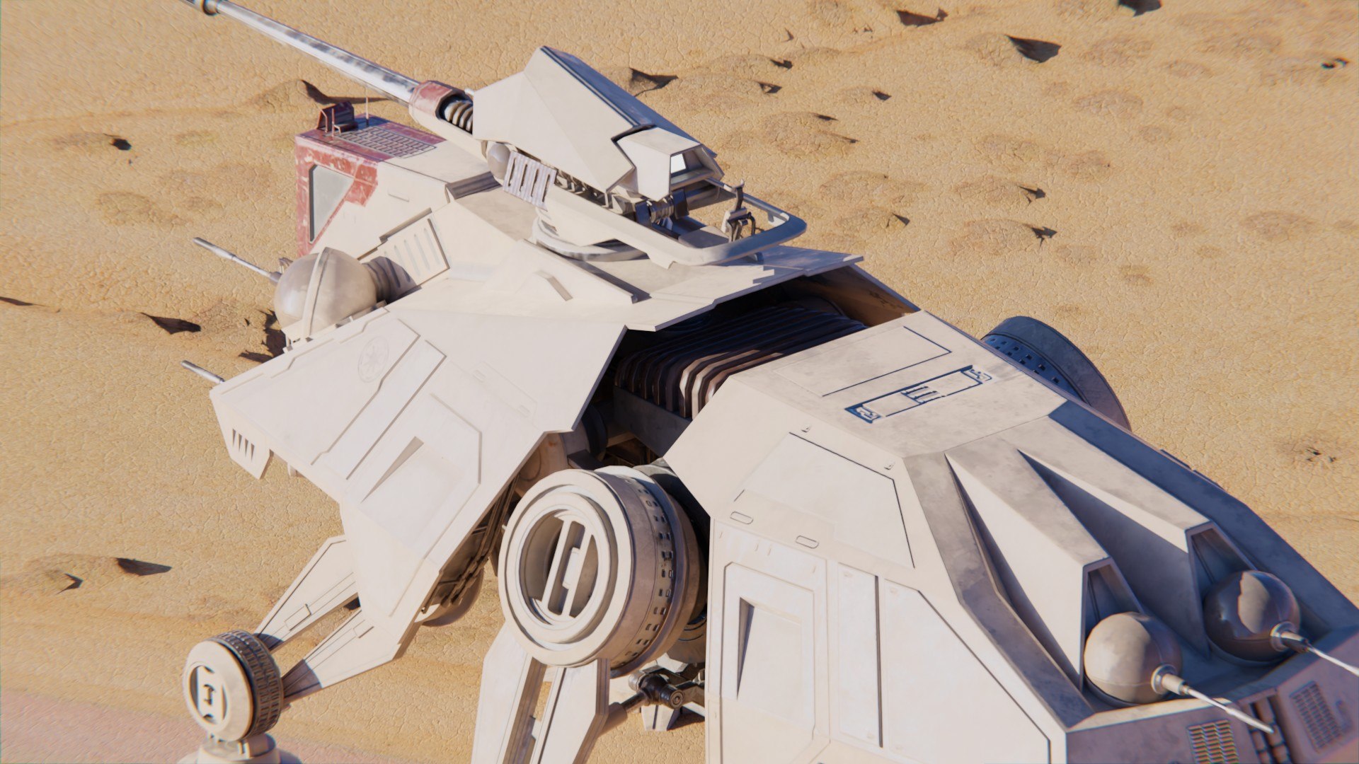 Star Wars AT-TE Model - TurboSquid 2325855