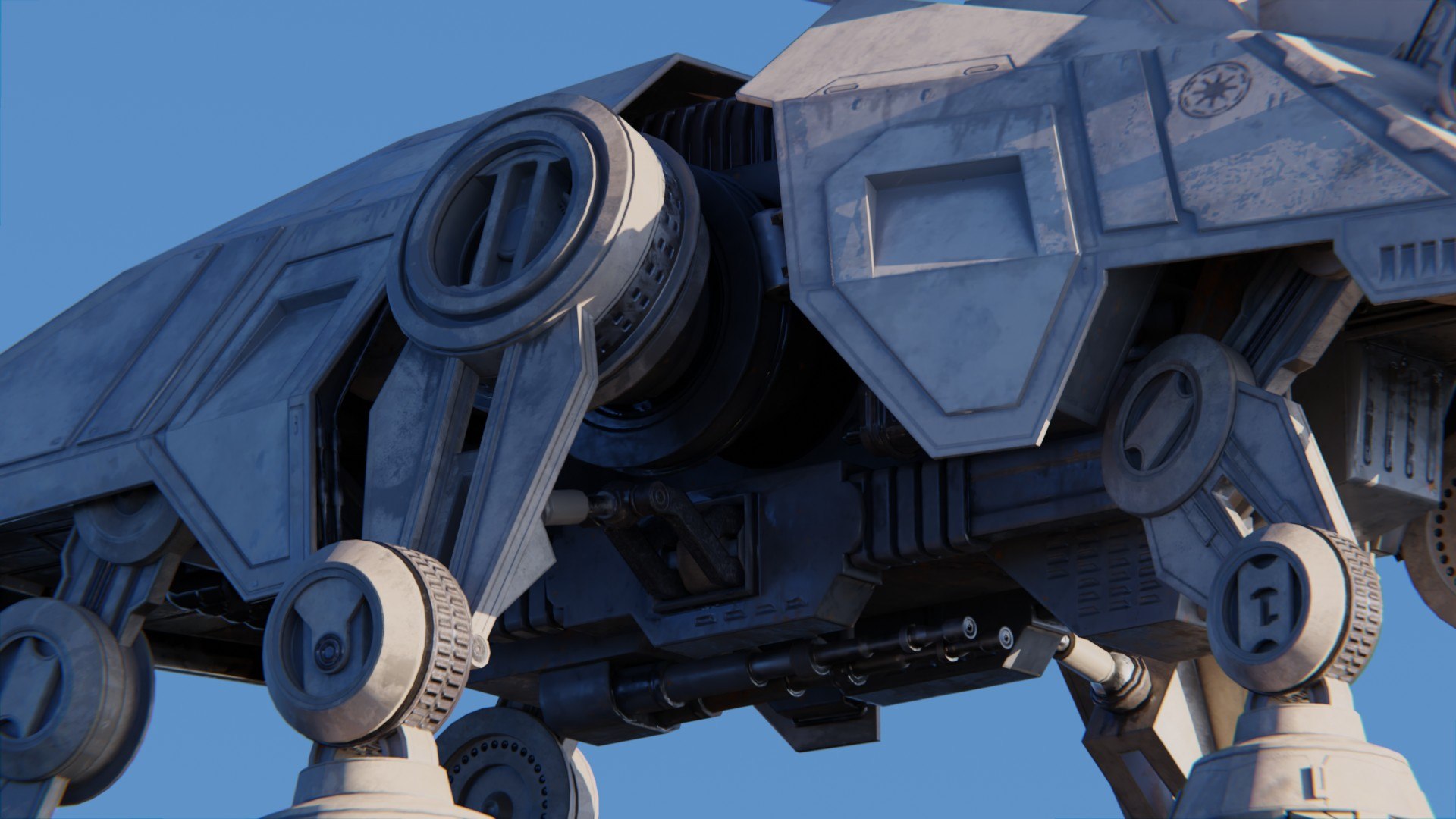Star Wars AT-TE Model - TurboSquid 2325855
