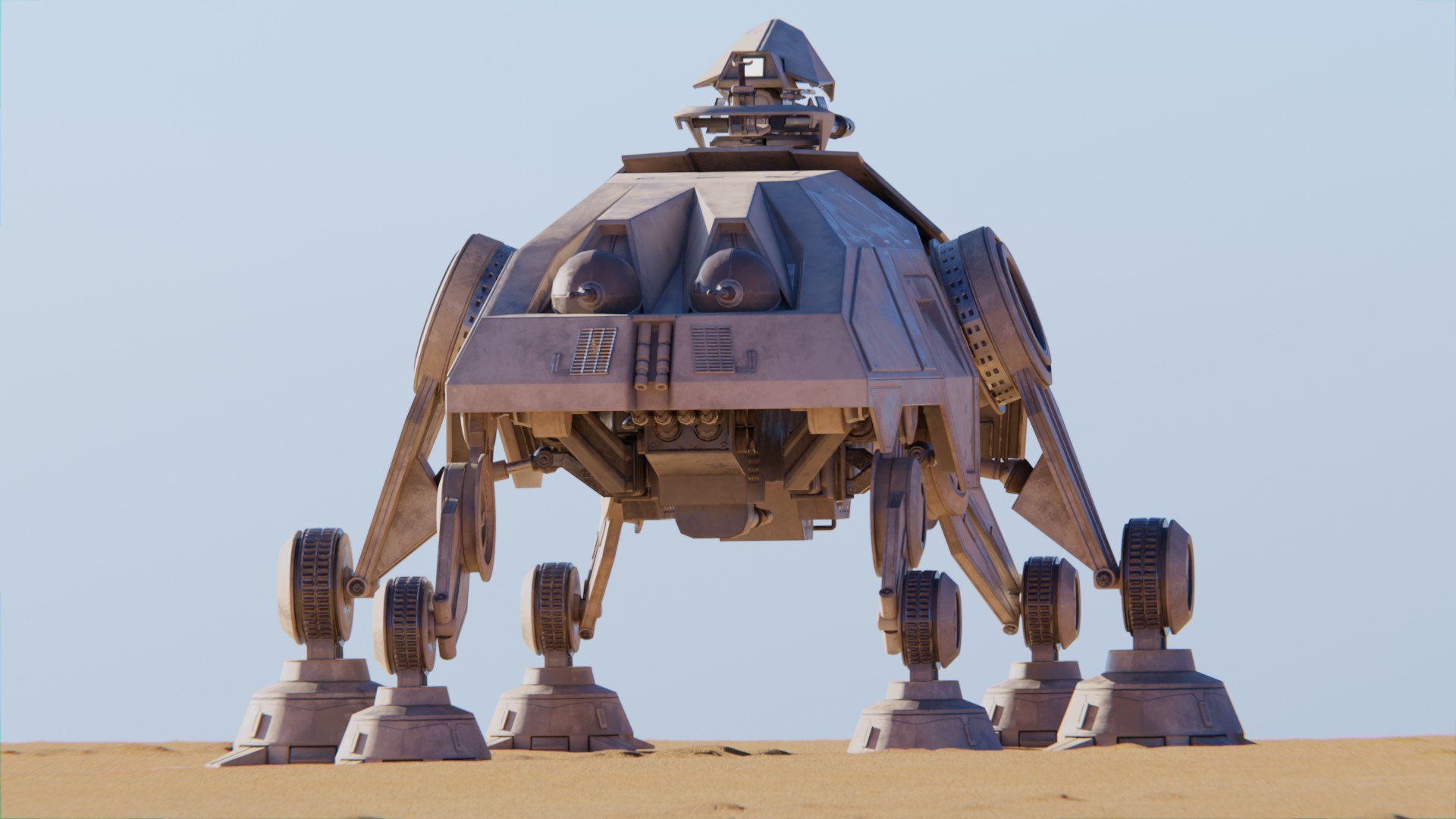 Star Wars AT-TE Model - TurboSquid 2325855