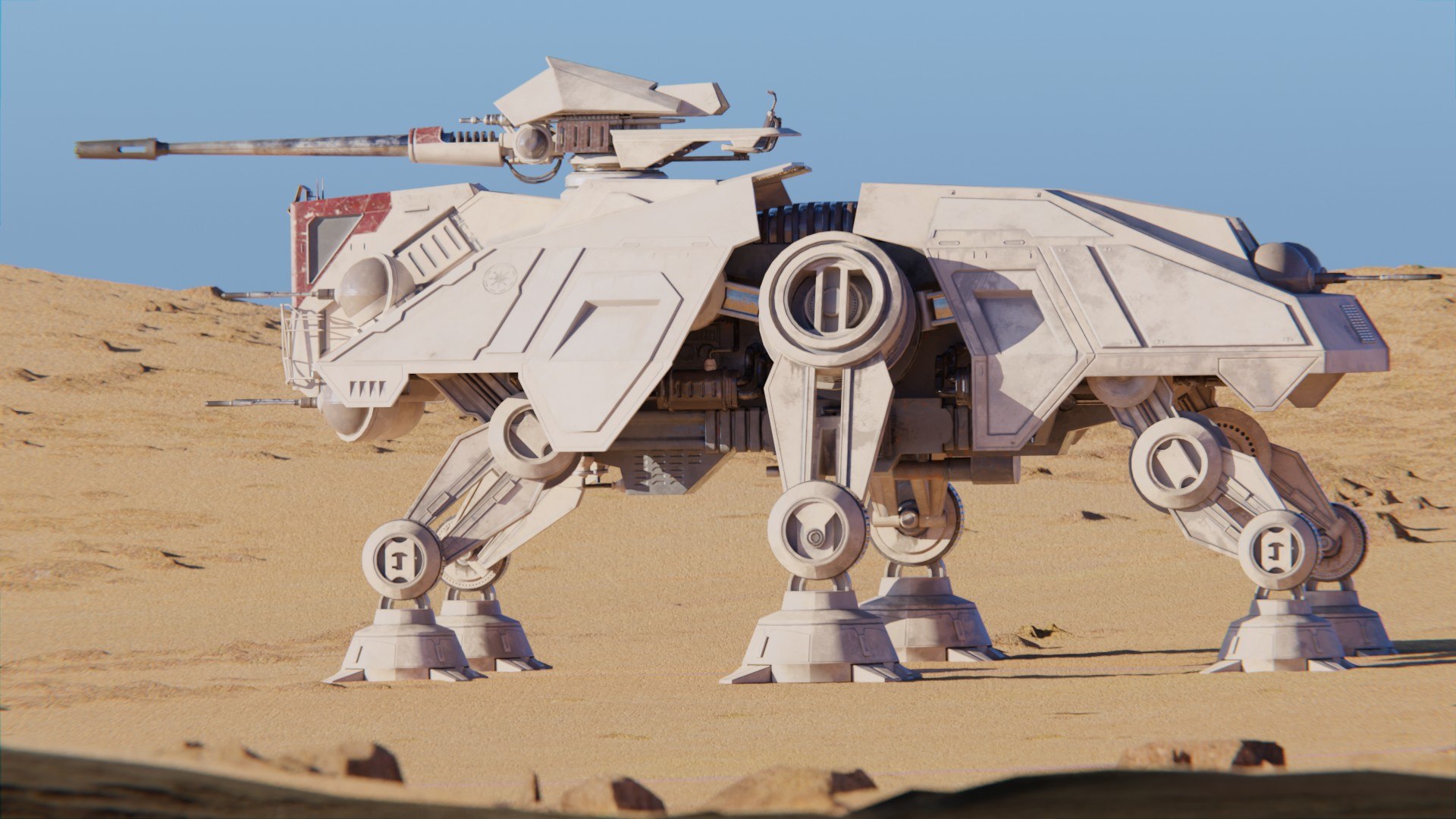 Star Wars AT-TE Model - TurboSquid 2325855