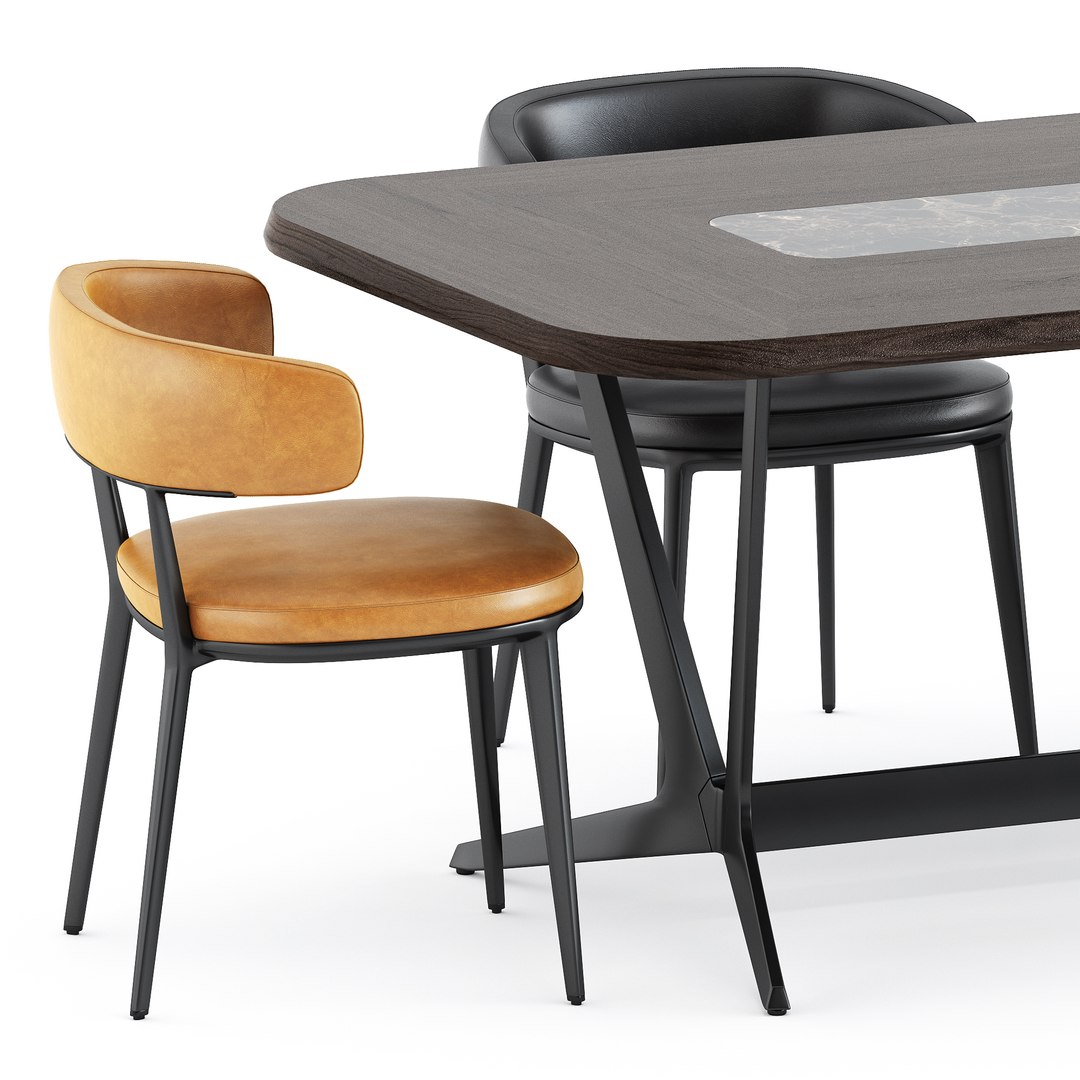 3D Astrum Table And Caratos Chair - TurboSquid 1845233