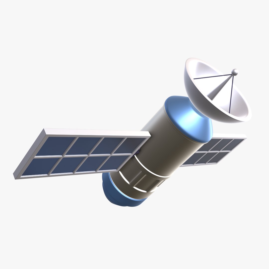 Simple Satellite Model 3D Model - TurboSquid 2318392