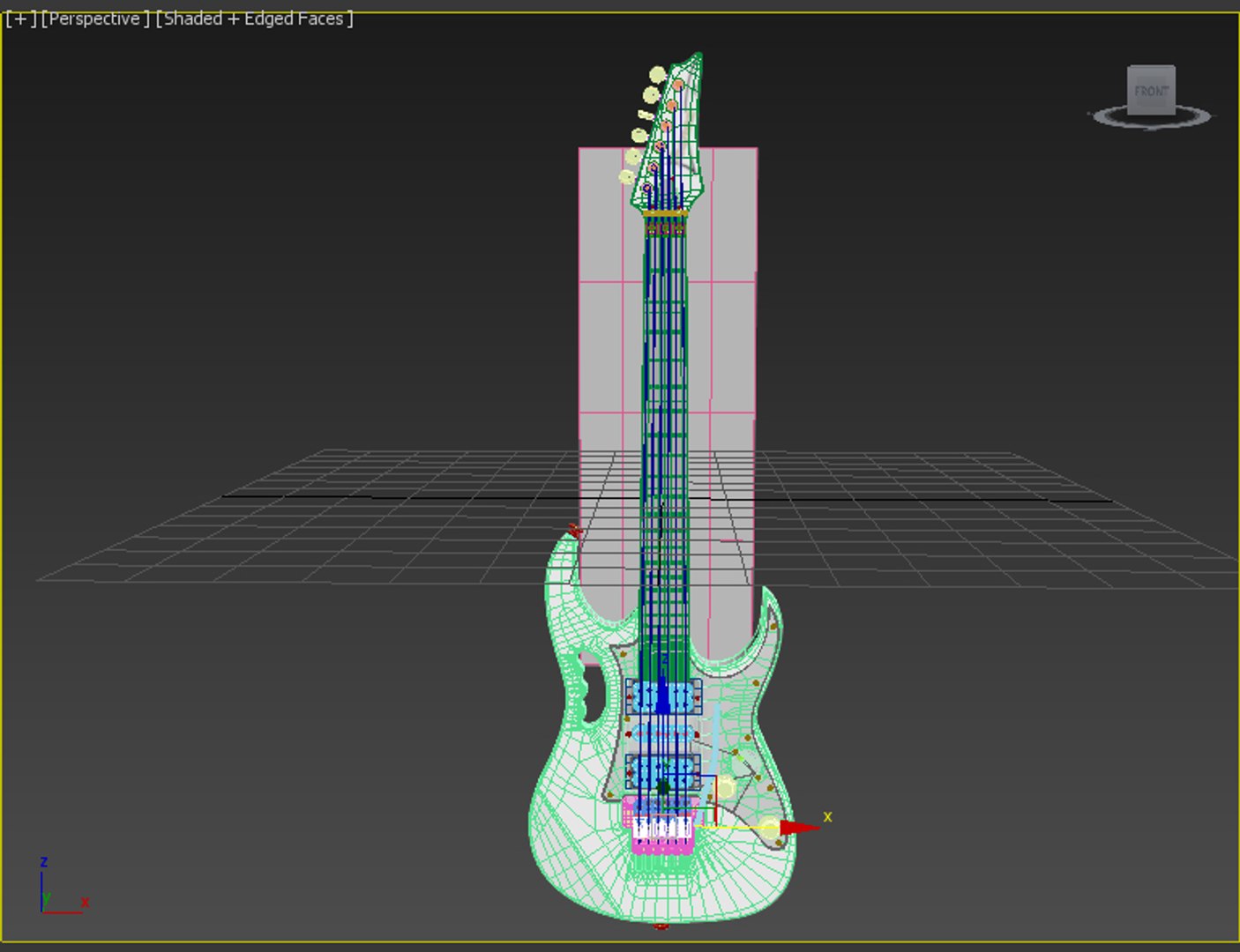 3d Model Guitar Ibanez Jem 7